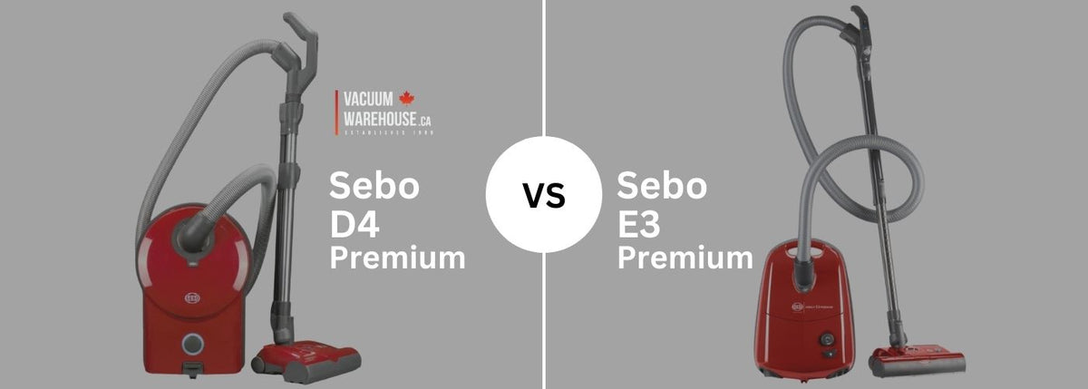 SEBO E3 Premium vs D4 Premium. Which is best for you? – Vacuum Warehouse
