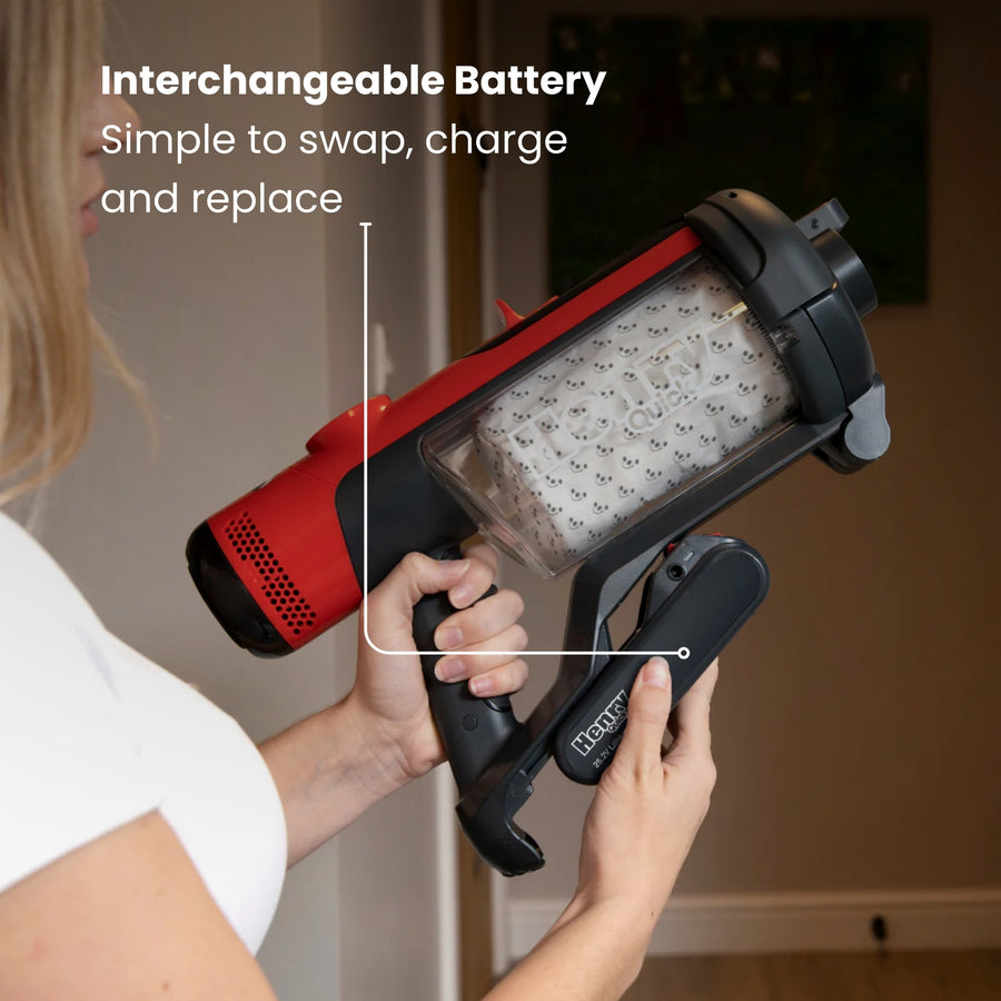 Numatic Henry Quick HEN100 Cordless Bagged Stick Vacuum – Vacuum Warehouse