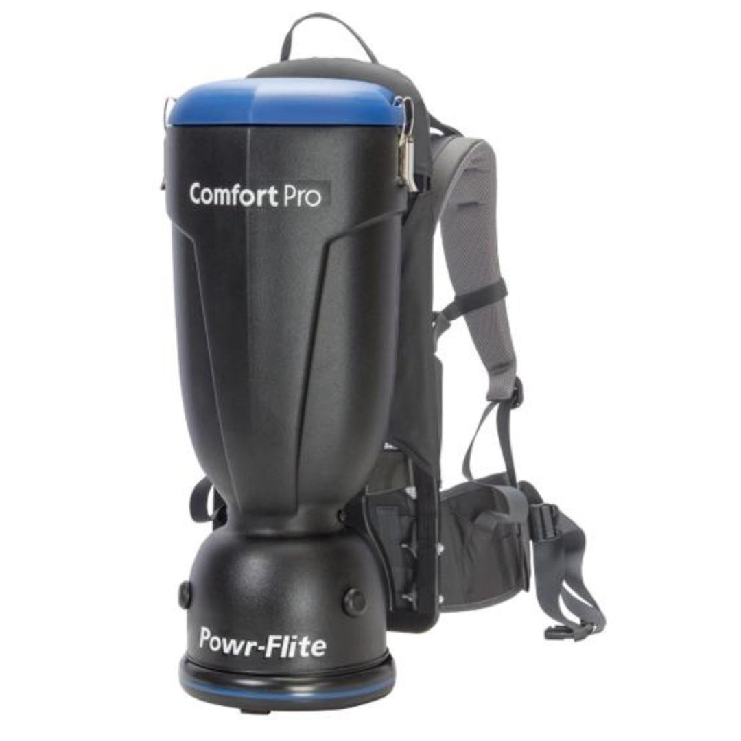 Powr-Flite Premium style Comfort Pro Backpack Vacuum - 10 Quart Capaci ...
